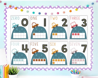 Flip Calendar Classroom Watercolor Mountains Classroom - Etsy