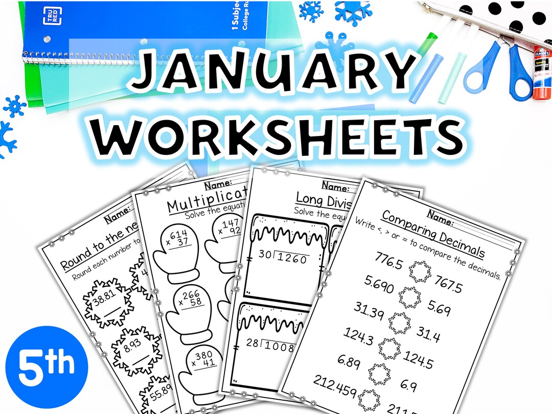 5th Grade Winter Math Worksheets January Etsy 5th-grade-winter-math-worksheets-january-etsy