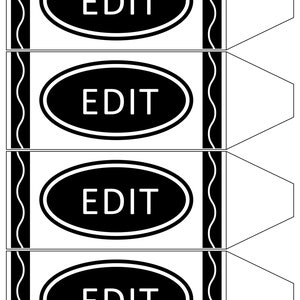 Crayon Name Tags Crayon Desk Plate Student Desk Plates Printable ...