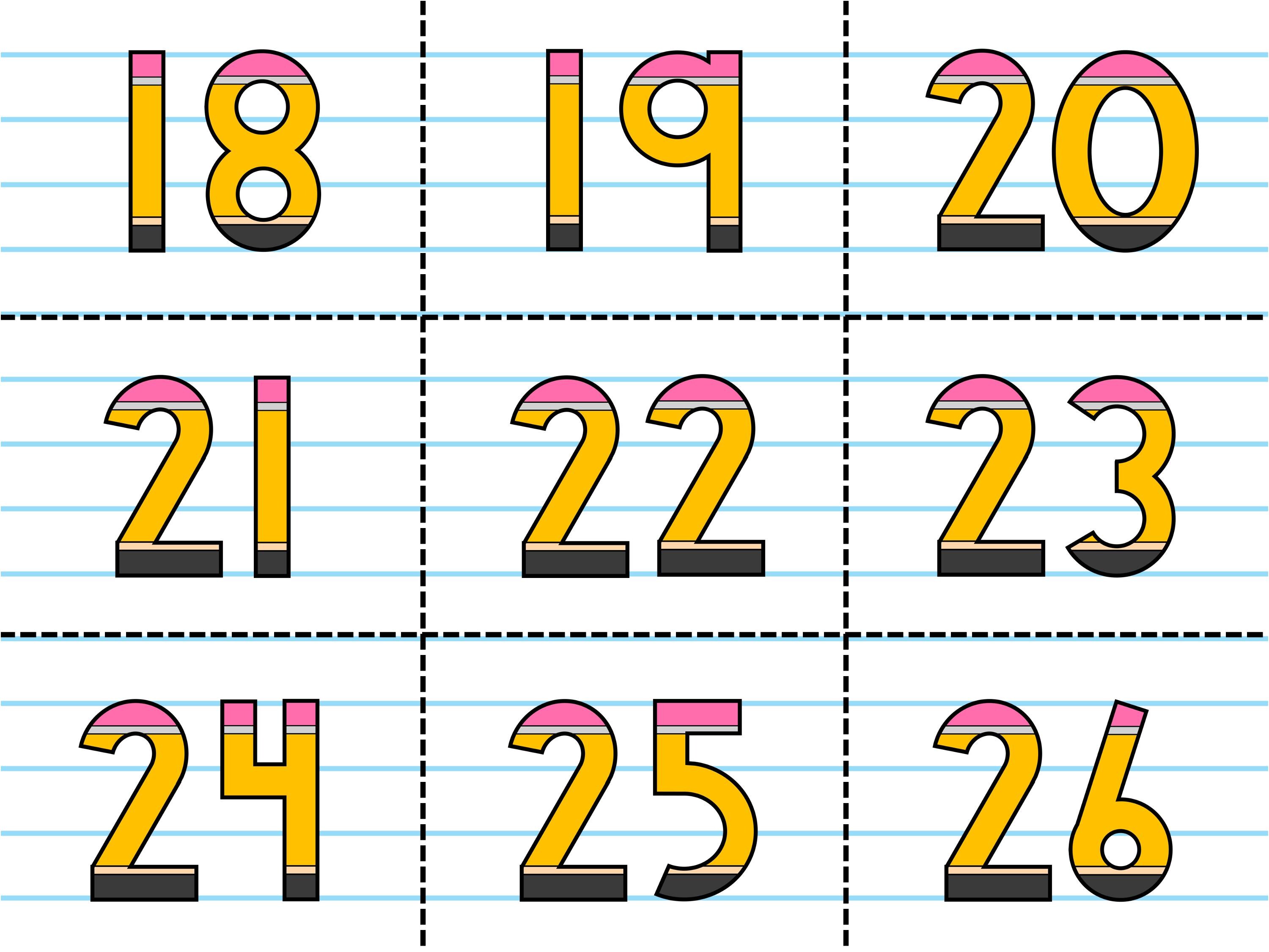 Pencil Flip Calendar | Classroom Flip Calendar | Composition Notebook ...
