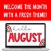 Monthly Good Morning Slides Full Year Bundle | August Good Morning ...