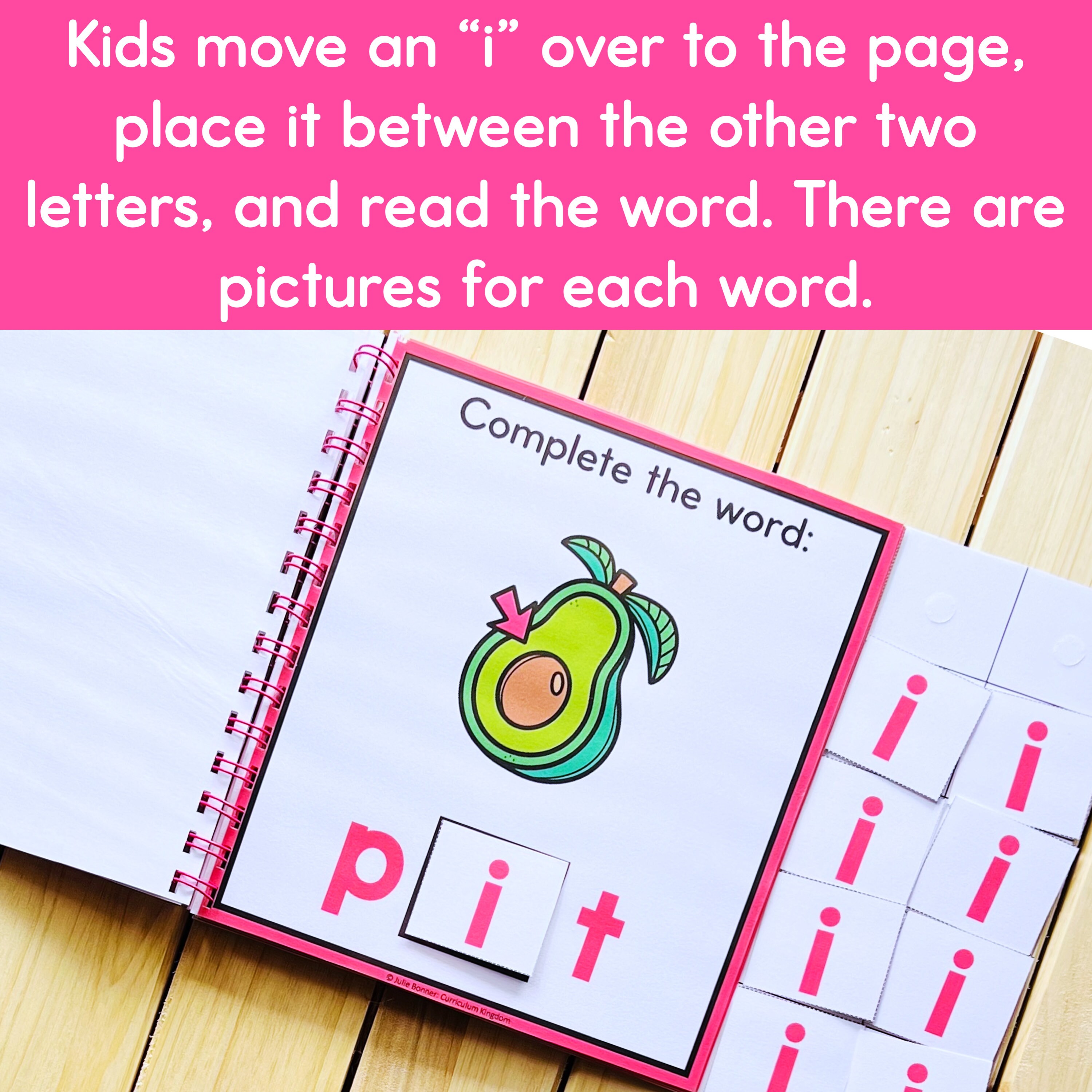Phonics Adapted Books Errorless CVC Words Hands on Interactive Books ...