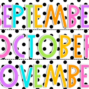 Daily Flip Calendar | Rainbow Flip Calendar | Polka Dot Calendar ...
