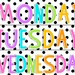 Daily Flip Calendar | Rainbow Flip Calendar | Polka Dot Calendar ...