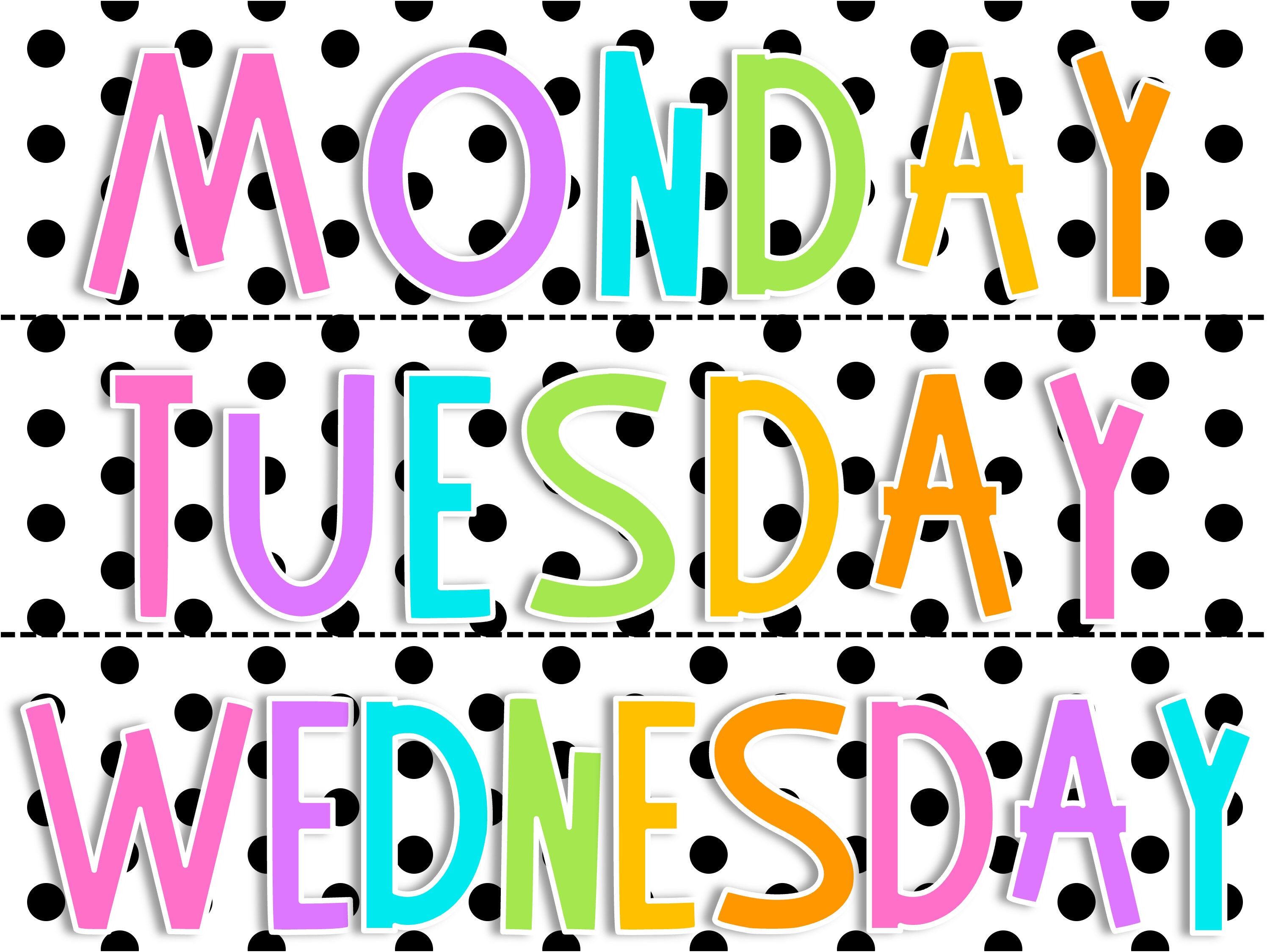 Daily Flip Calendar | Rainbow Flip Calendar | Polka Dot Calendar ...