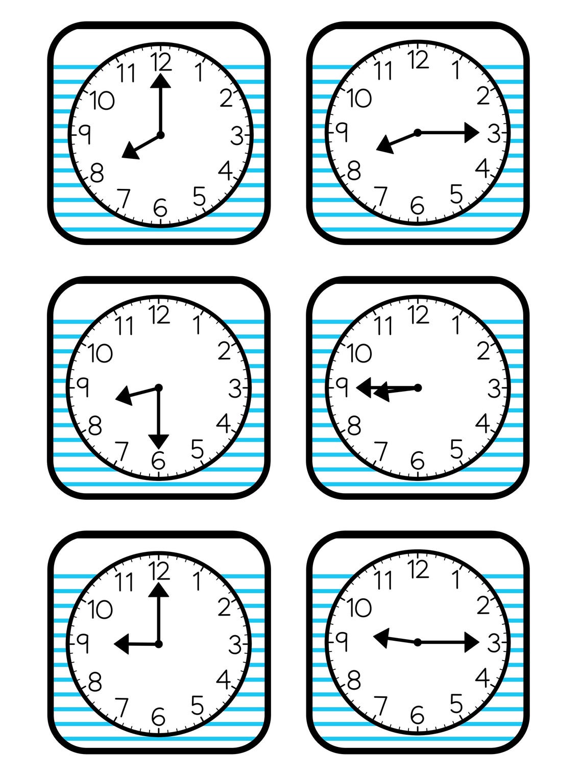 Class Schedule Cards With Pictures | Composition Notebook Classroom ...