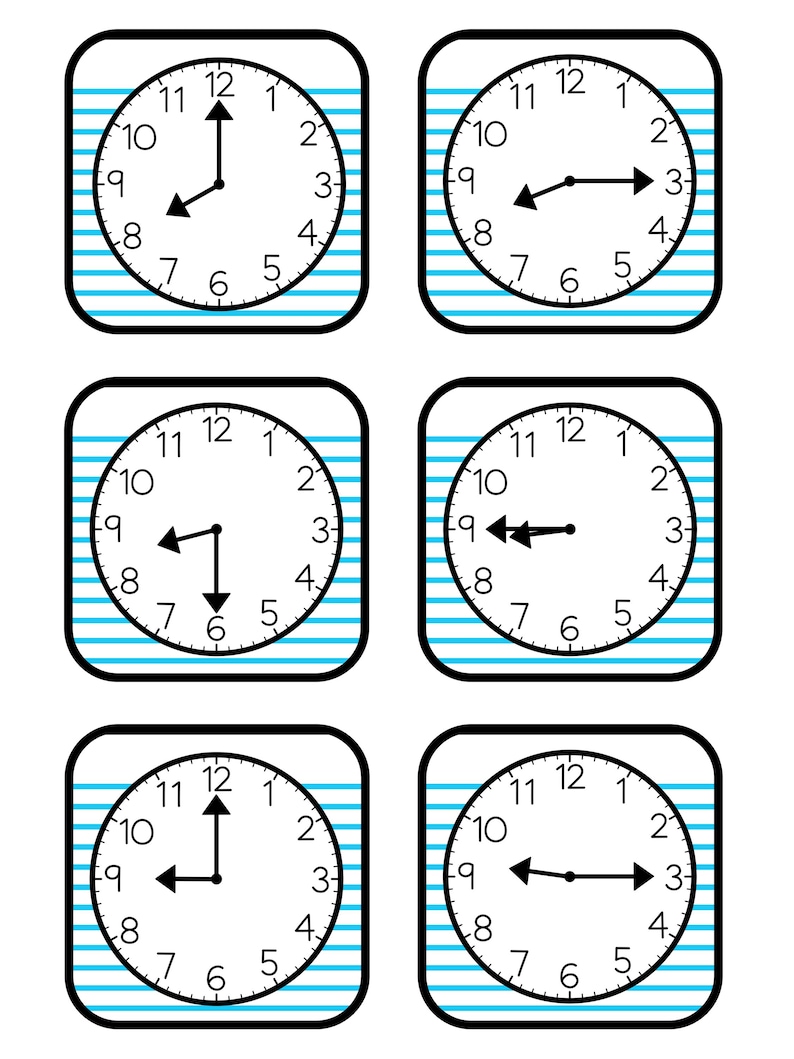 Class Schedule Cards With Pictures | Composition Notebook Classroom ...