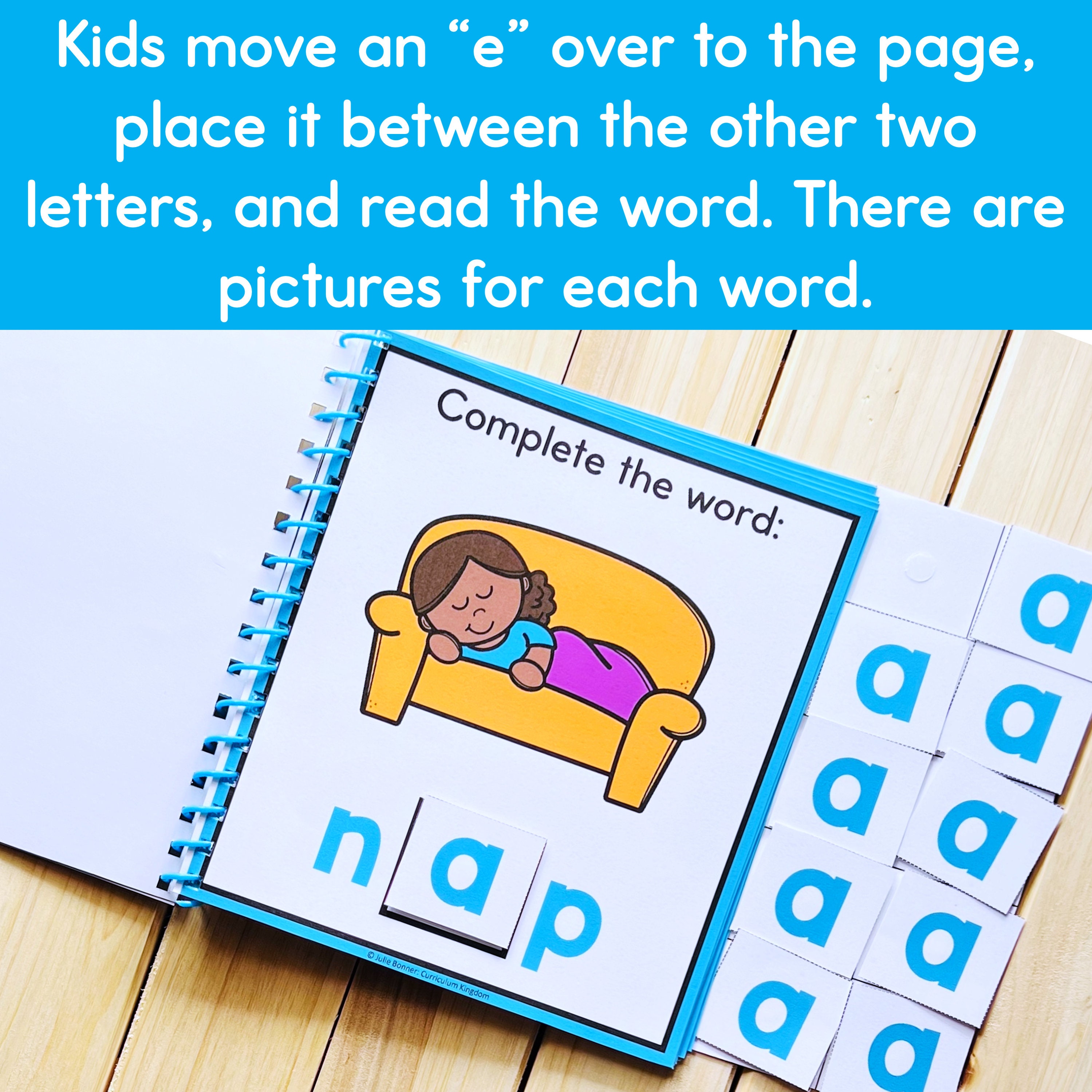 Phonics Adapted Books Errorless CVC Words Hands on Interactive Books ...