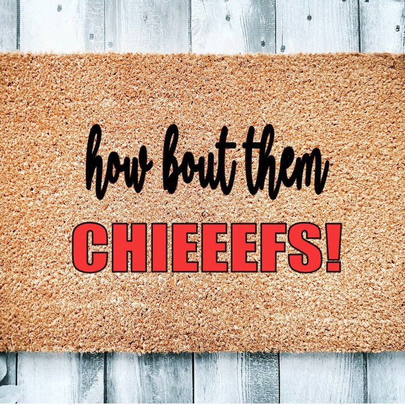 Kansas City Chiefs Door Mat - Etsy