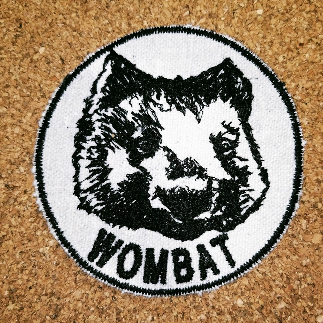 Embroidered Wombat Patch - Etsy