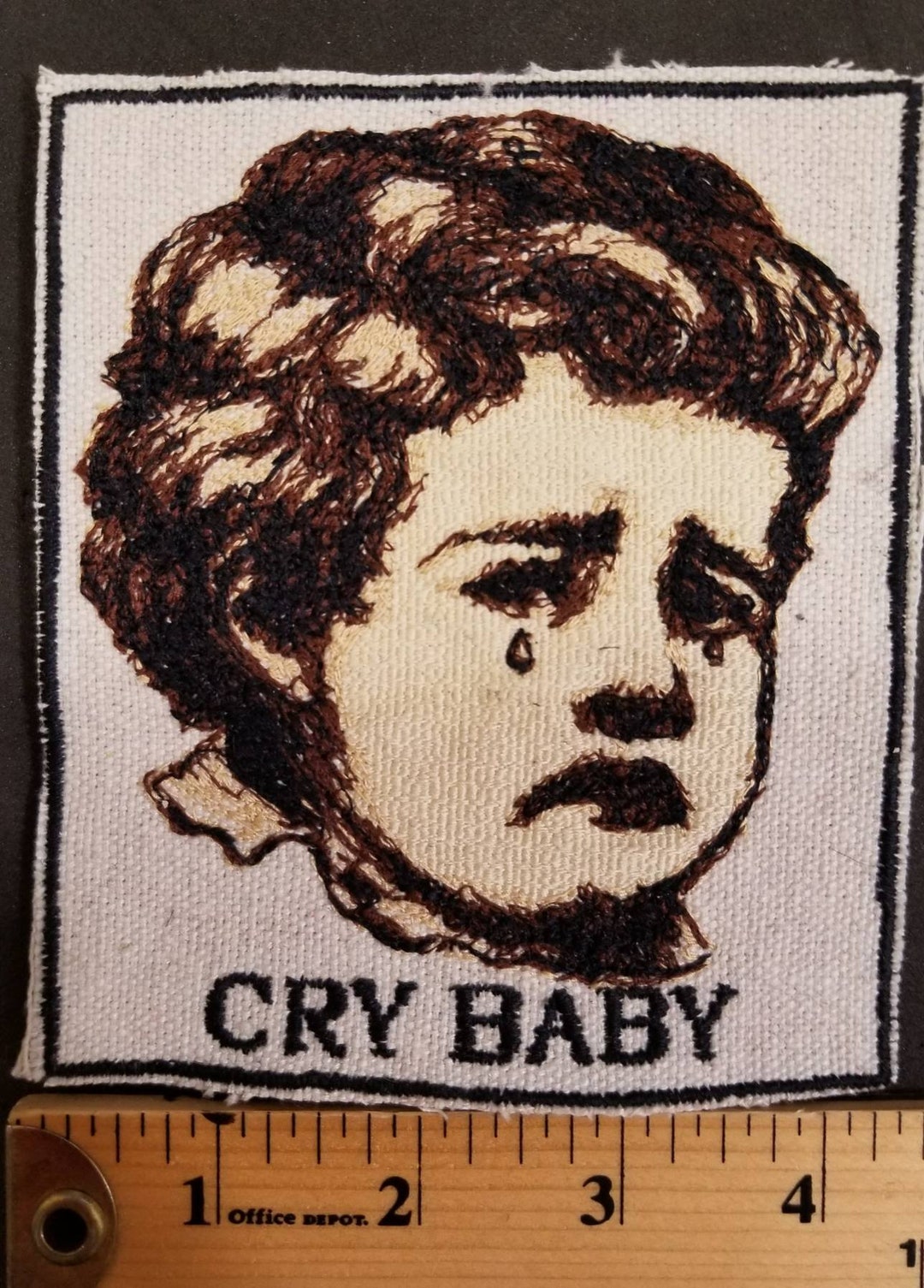 Small Cry Baby Patch - Etsy