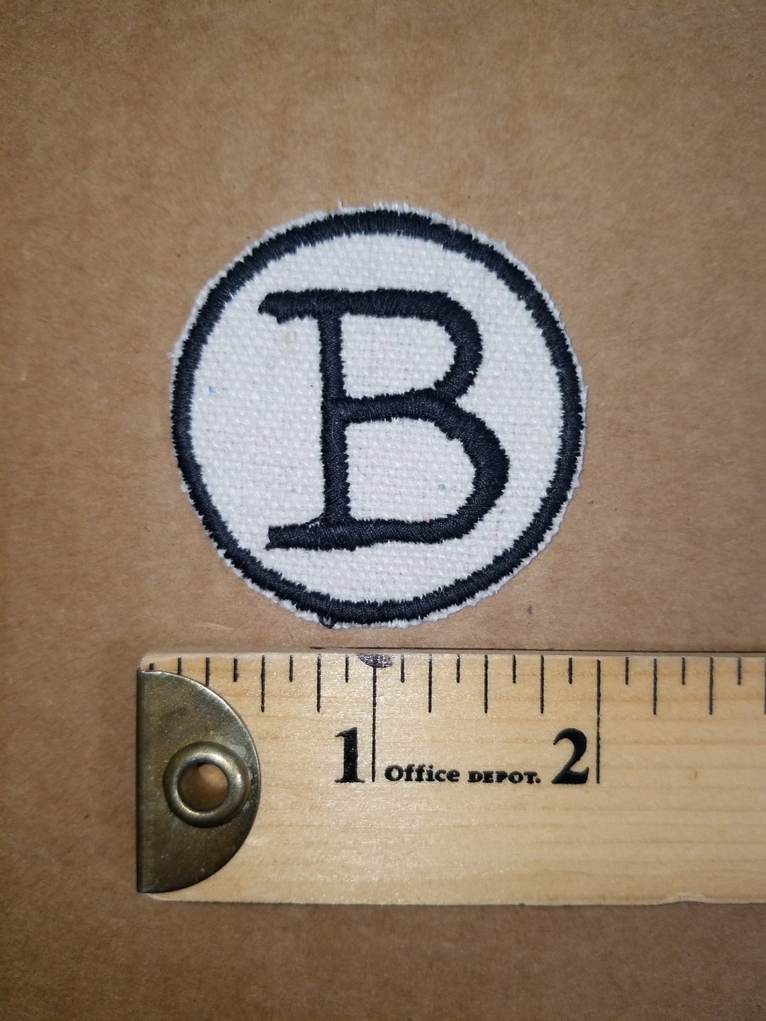 Iron on Embroidered Monogram Letter B Patch - Etsy