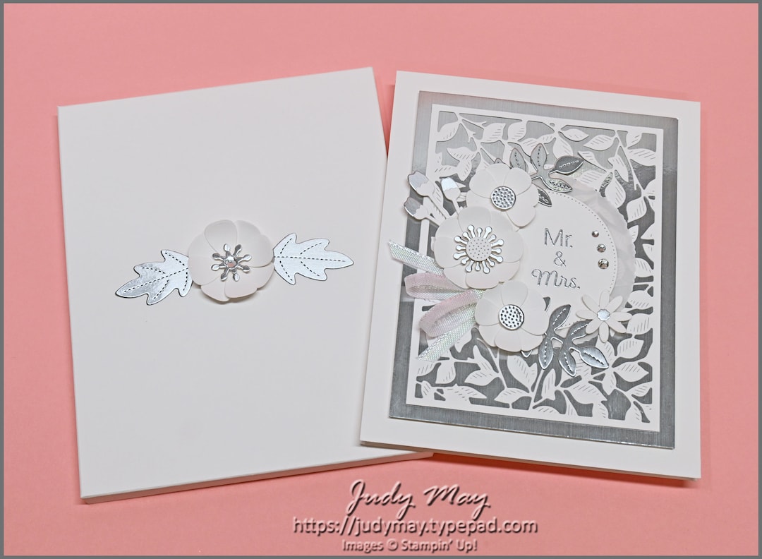 Luxe Wedding Card Tutorial: Bundle Stampin’ Up! Tutorials (PDF Download ...