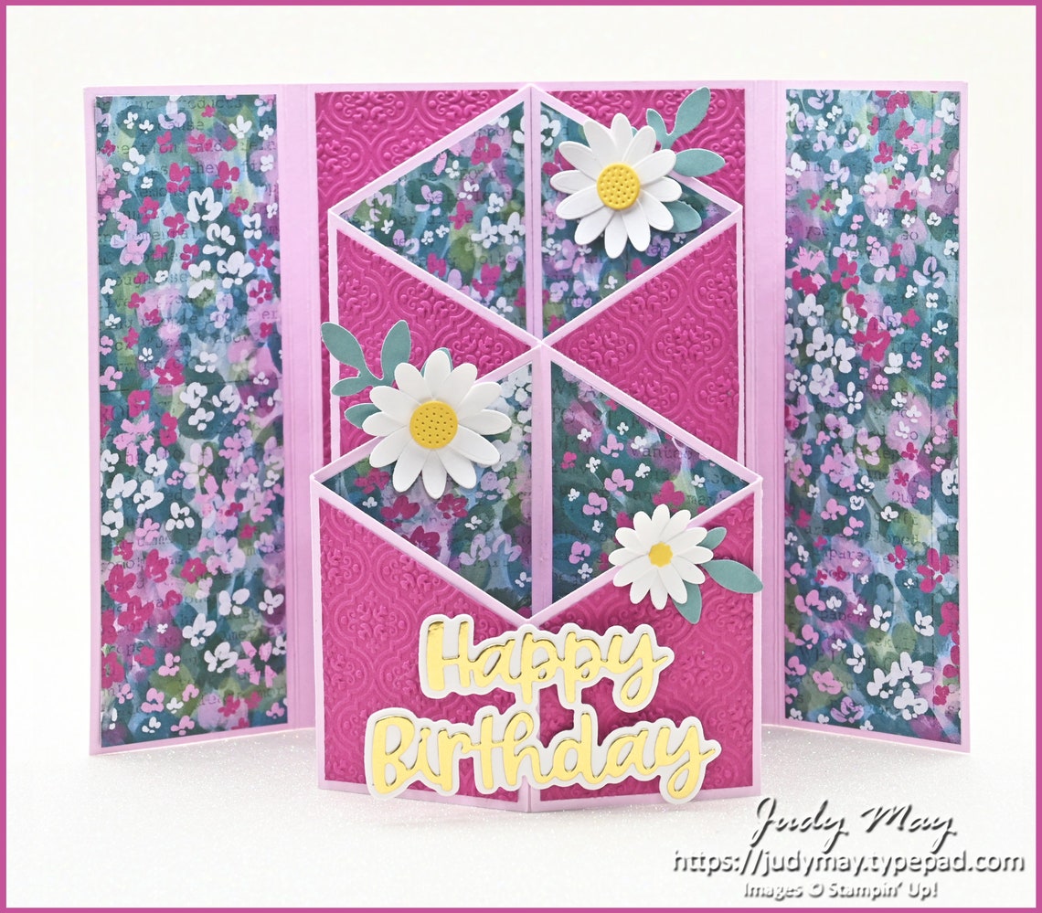 Fancy Fold Card Tutorials: 3D Card Making (PDF Download) - Etsy