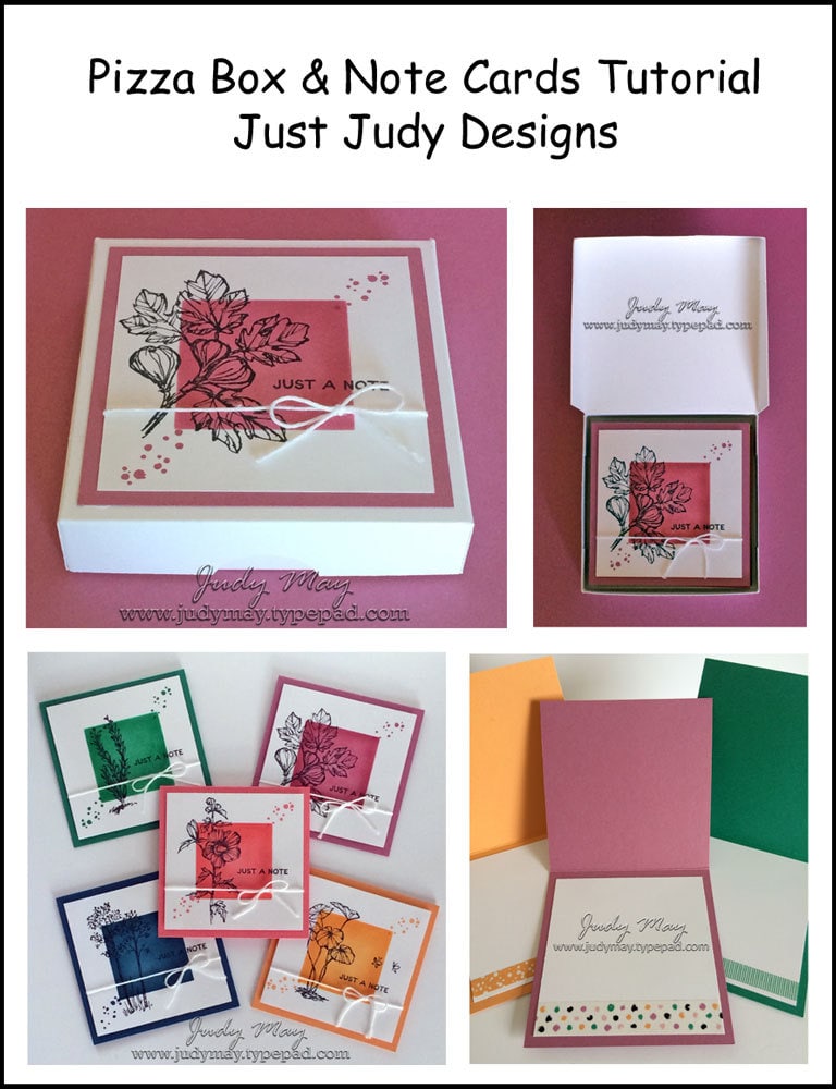 Craft Tutorial - Silhouette Note Cards & Pizza Box - Etsy