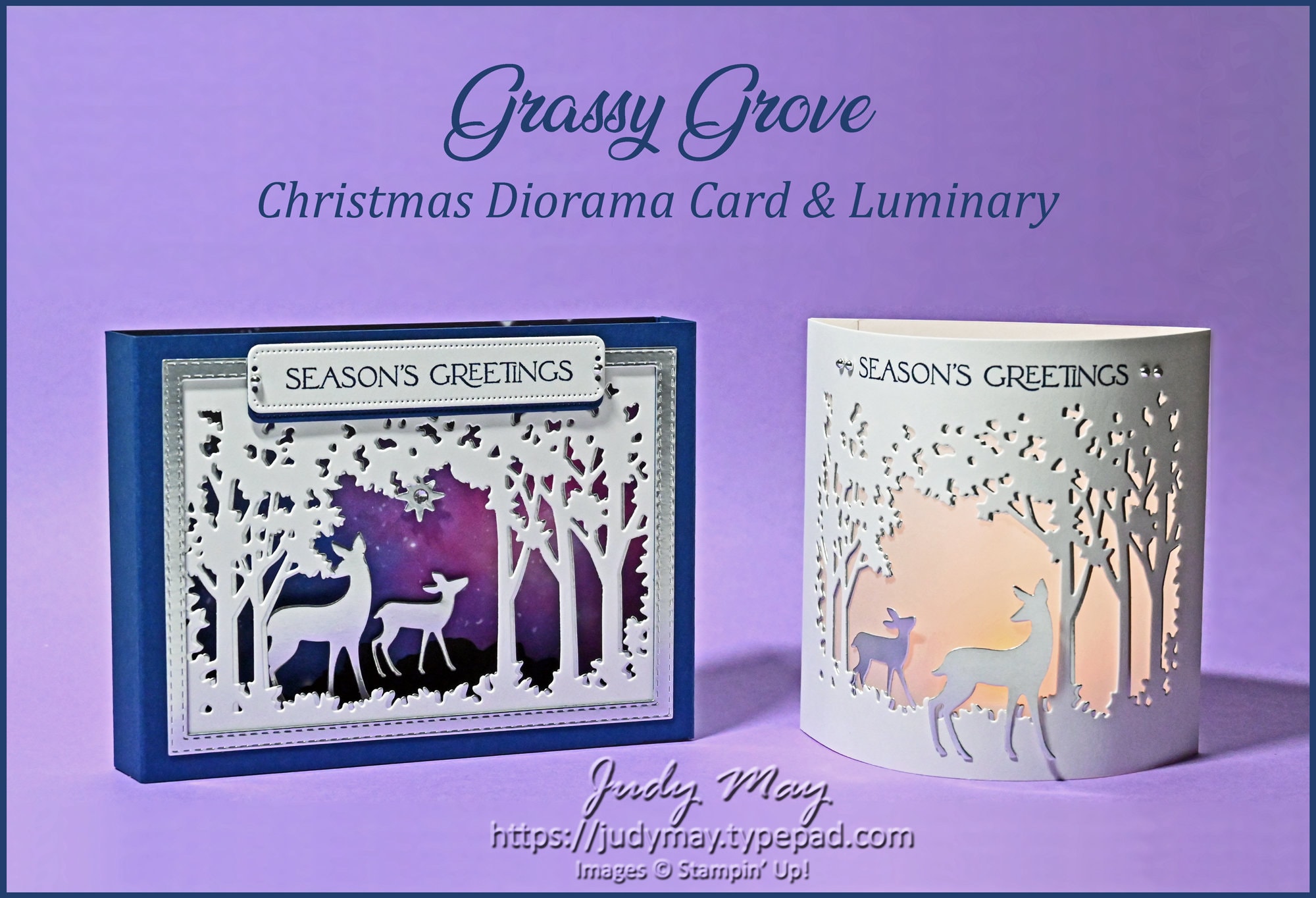 Christmas Diorama Card & Luminary | Holidays | Fancy Fold Cards | 3D ...