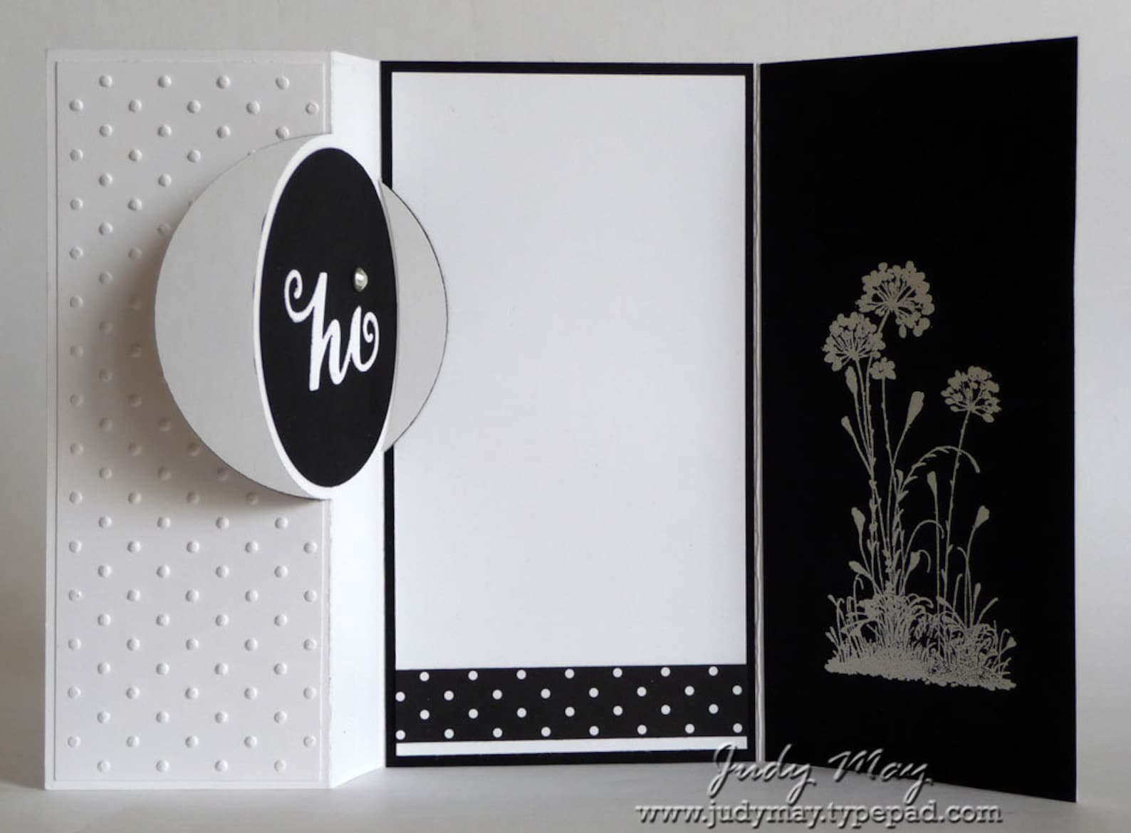 Craft Tutorial - Polka Dot Flip Card Tutorial - Etsy