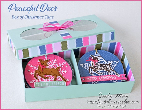 Boxed Set of Christmas Gift Tags Bundle of 15 Stampin' | Etsy