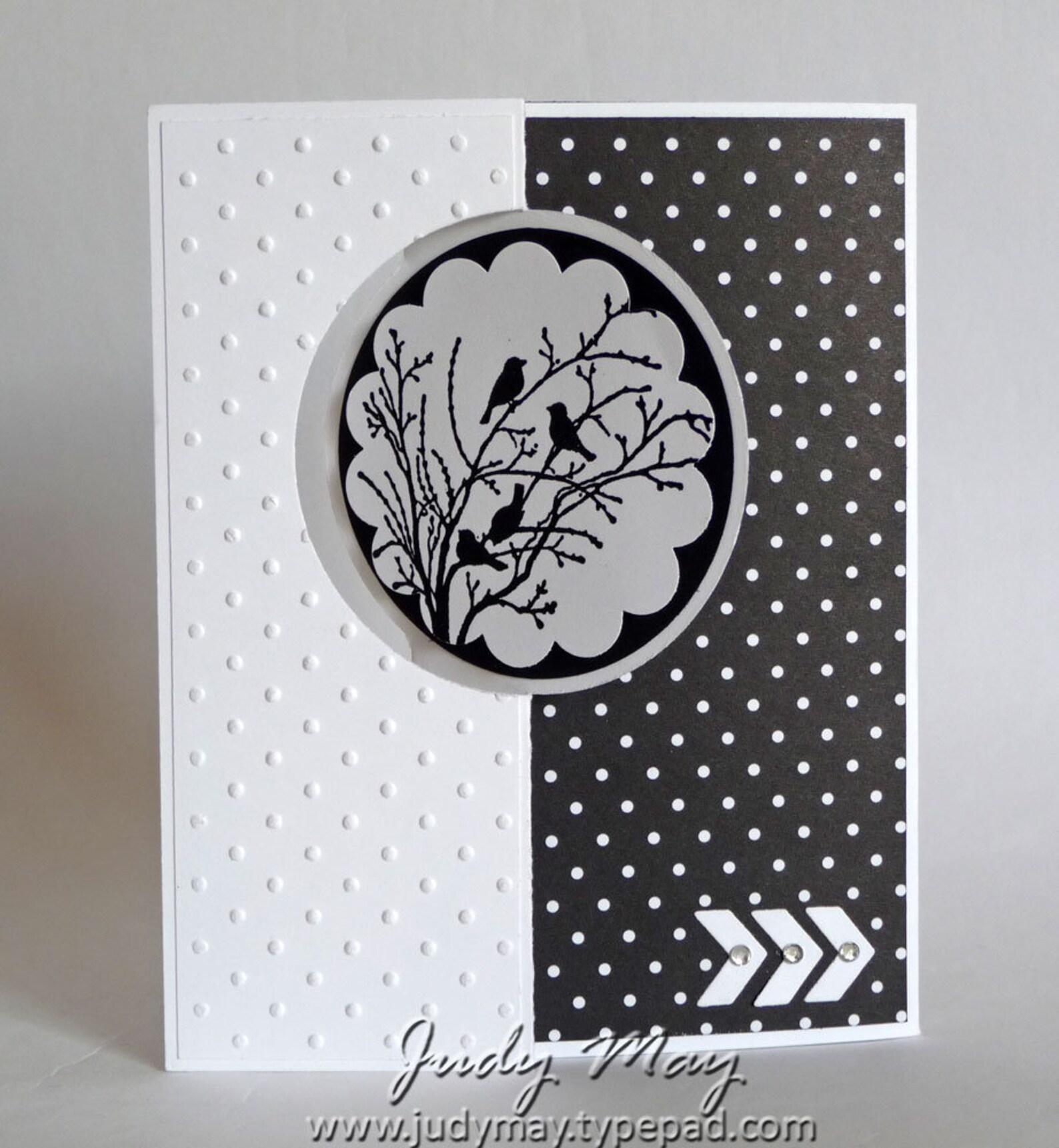 Craft Tutorial - Polka Dot Flip Card Tutorial - Etsy