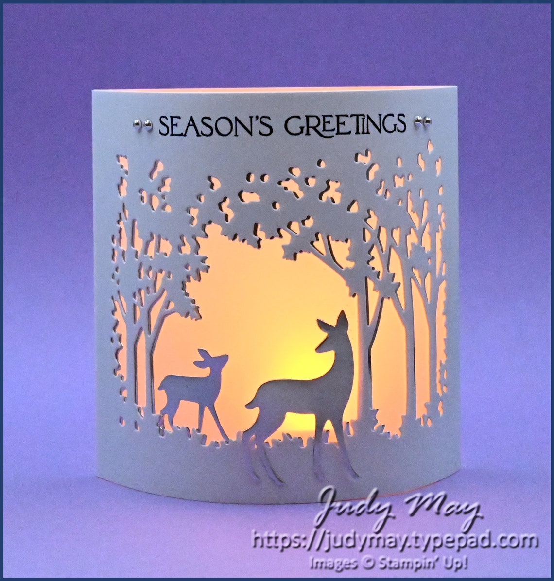 Christmas Diorama Card & Luminary | Holidays | Fancy Fold Cards | 3D ...