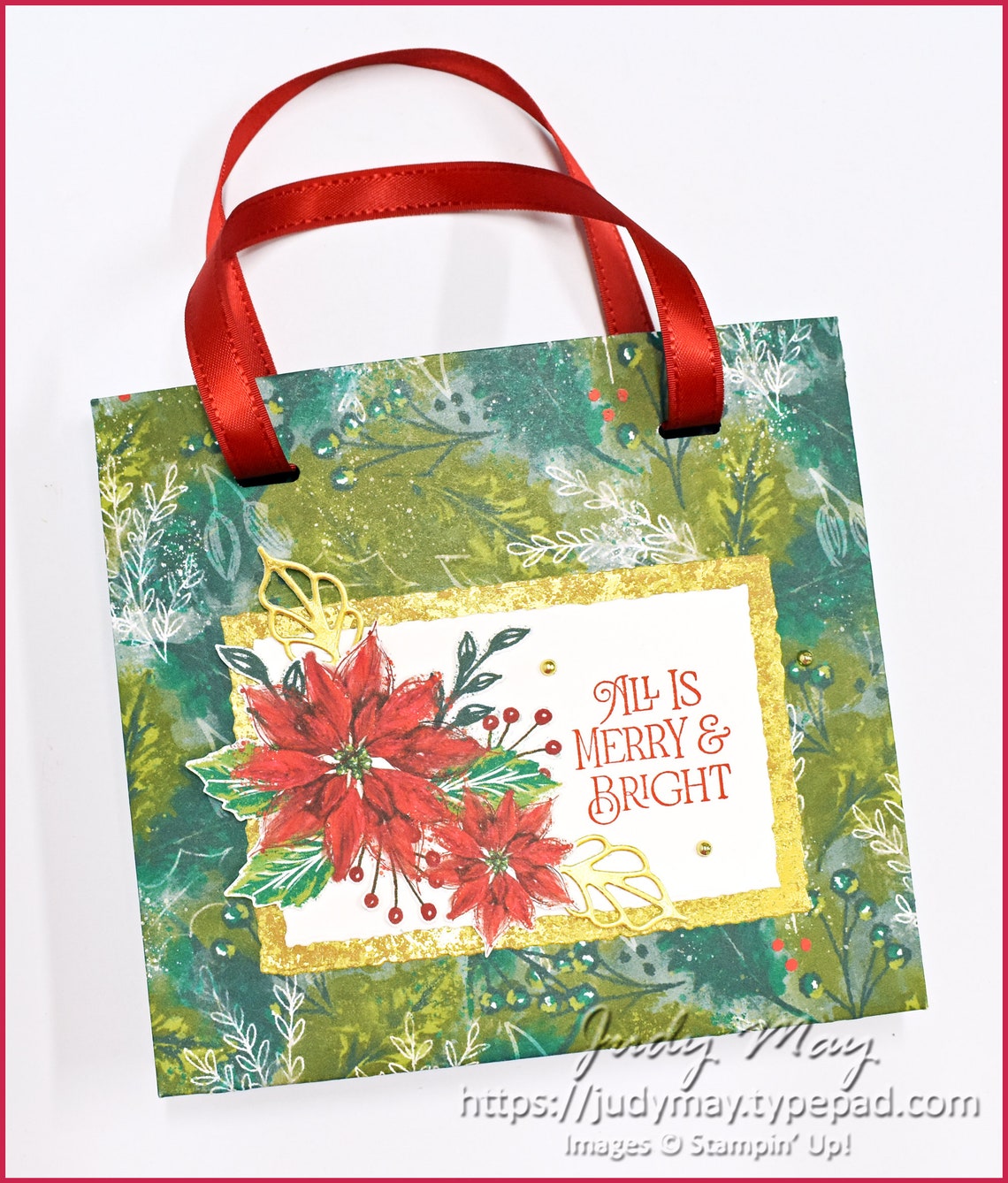 Gift Bag + Card Tutorials: Stampin’ Up’ Holiday Tutorial Bundle (PDF ...