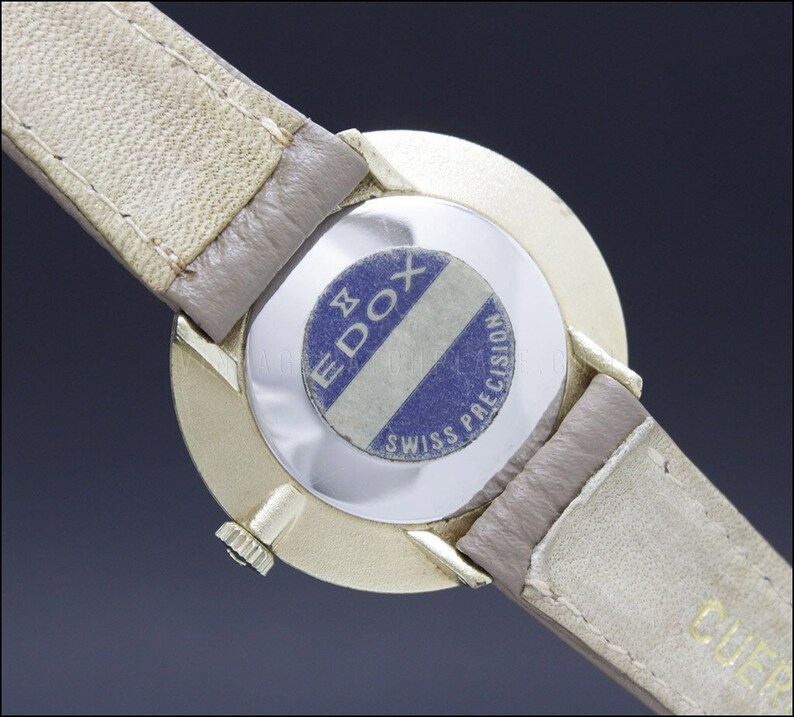 Oval Vintage Watch for Ladies Edox NOS Swiss Made Vintage - Etsy