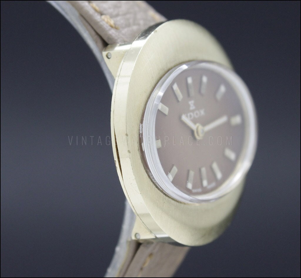 Oval Vintage Watch for Ladies Edox NOS Swiss Made Vintage - Etsy