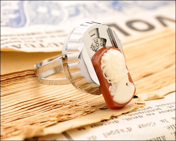 New Old Stock very rare Spendid ring watch, mechanica… - Gem