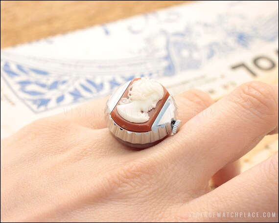 New Old Stock very rare Spendid ring watch, mechanica… - Gem