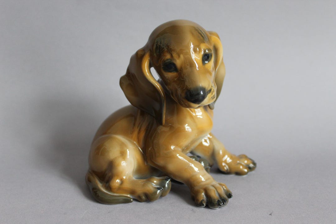 Rosenthal Porcelain Dachshund Dog Figurine Theodor Karner 1247 - Etsy