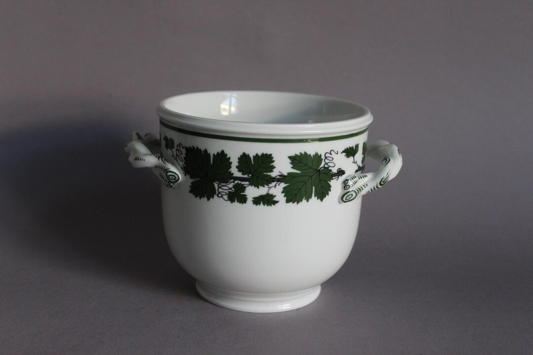 Meissen Vine Leaves Planter Cachepot H 10.5 Cm - Etsy