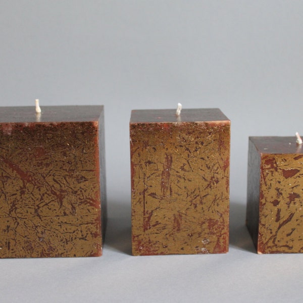 Square Pillar Candle - Etsy