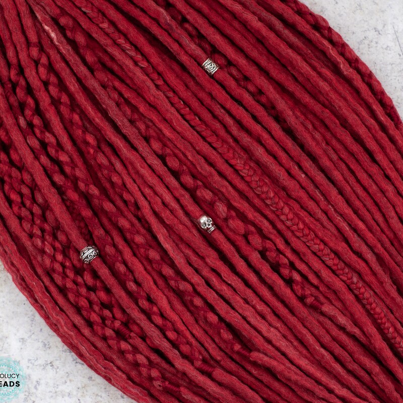 Red Hair Extensions - Etsy