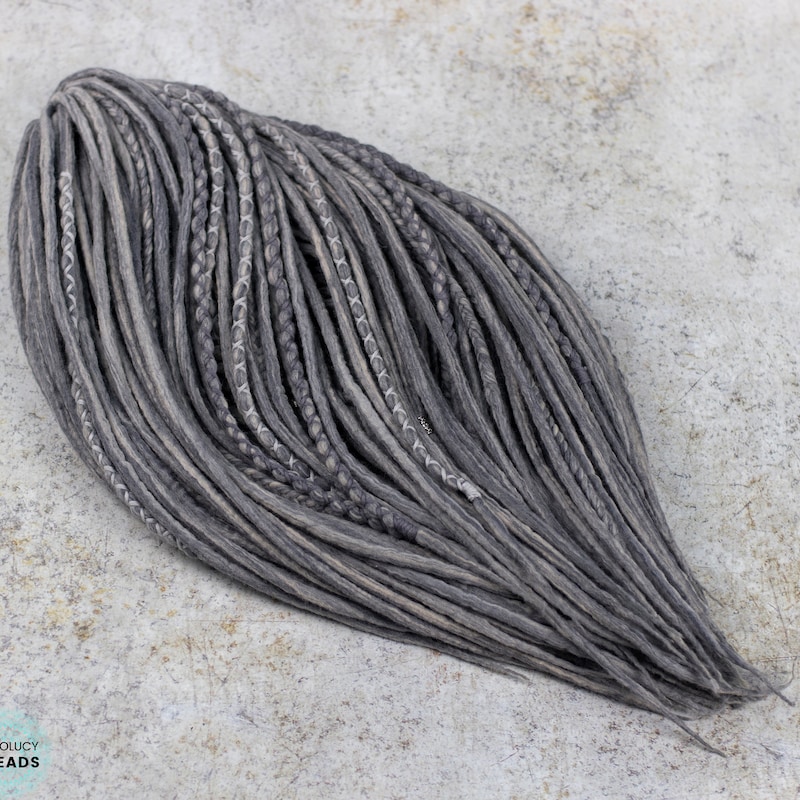 Grey Hair Extensions - Etsy