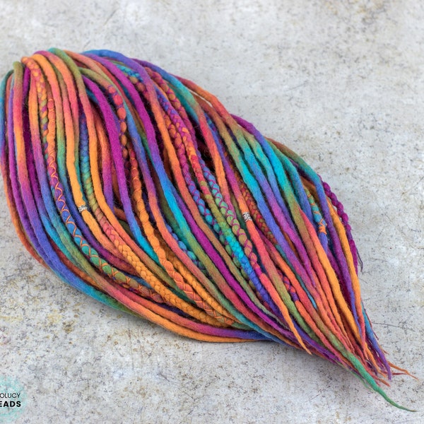 Wool Dreadlock Extensions - Etsy
