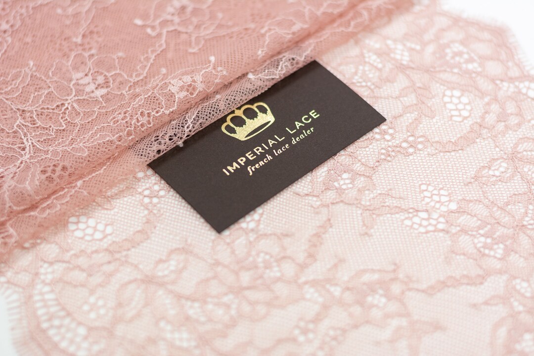 Powder Chantilly Lace Trim, Scalloped Bridal Lace, Fabric by the Yard ...