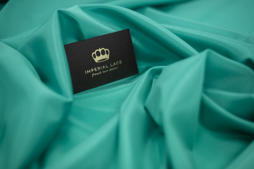 Green Brunello Lining Fabric, Green Lining, Elastic Lining Fabric ...