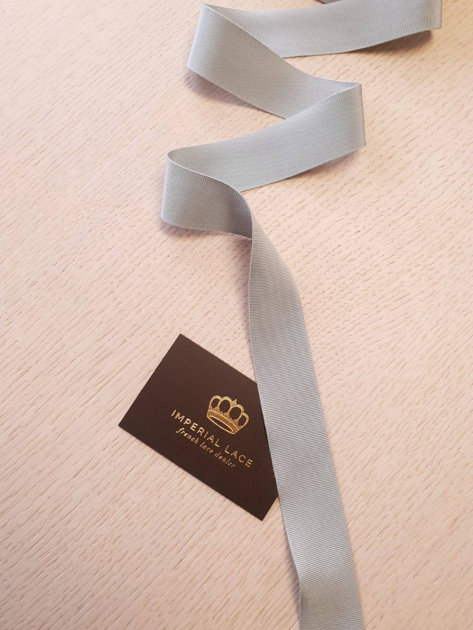 Gray Grosgrain Ribbon Gray Grosgrain Rips Ribbon Viscose - Etsy