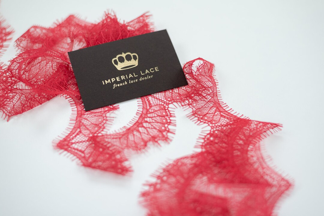 Red Lace Trim, French Lace, Chantilly Lace, Bridal Gown Lace, Wedding ...