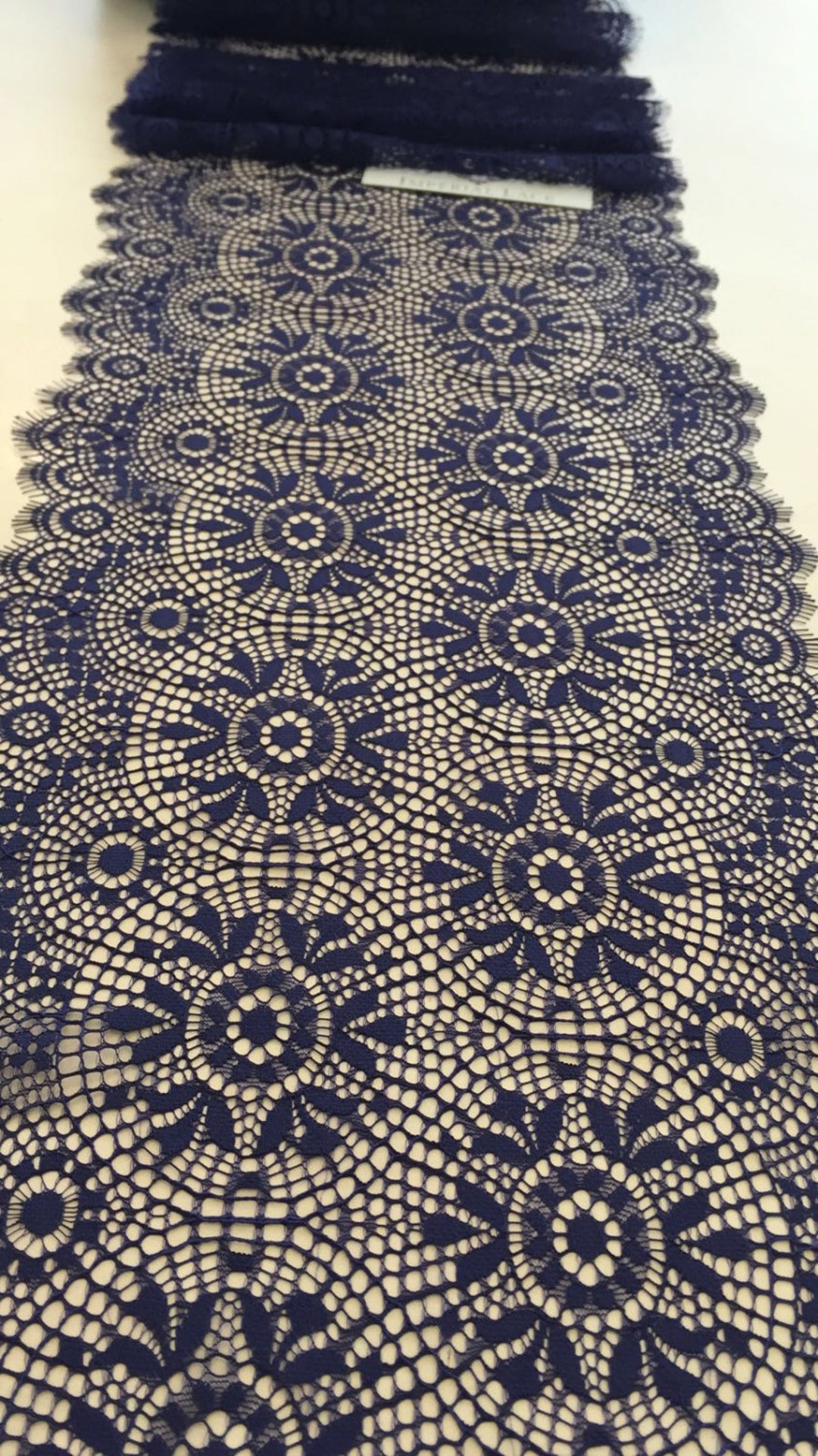 Blue Lace Trim, Alencon Lace, French Lace Trim, Bridal Lace, Wedding ...