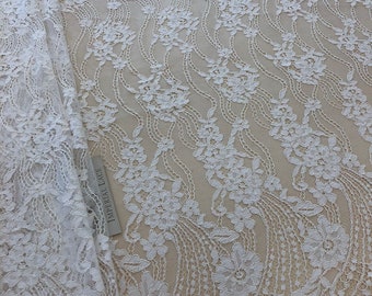 Cream Lace Fabric - Etsy