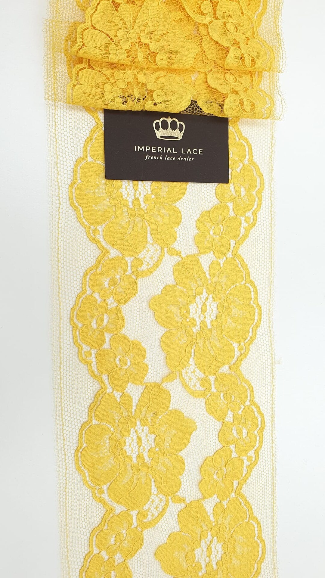 Yellow Cotton Chantilly Lace Trim: Scalloped France Lace, 15cm - Etsy