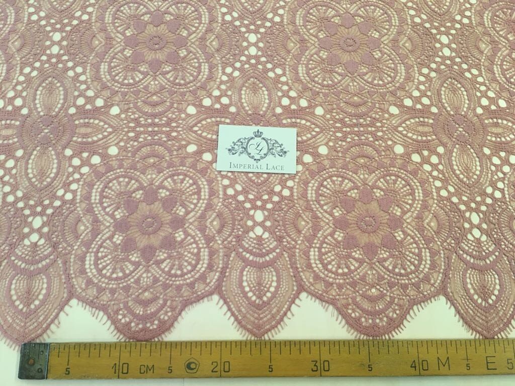 Old Rose Lace Fabric Embroidered Lace French Lace Wedding - Etsy