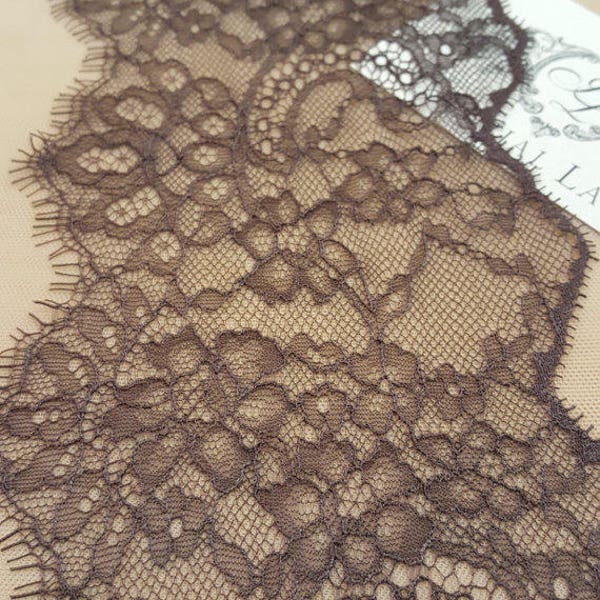 Brown Lace Dress - Etsy