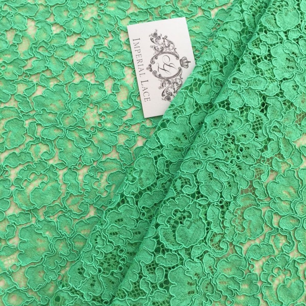Green Lace Fabric - Etsy