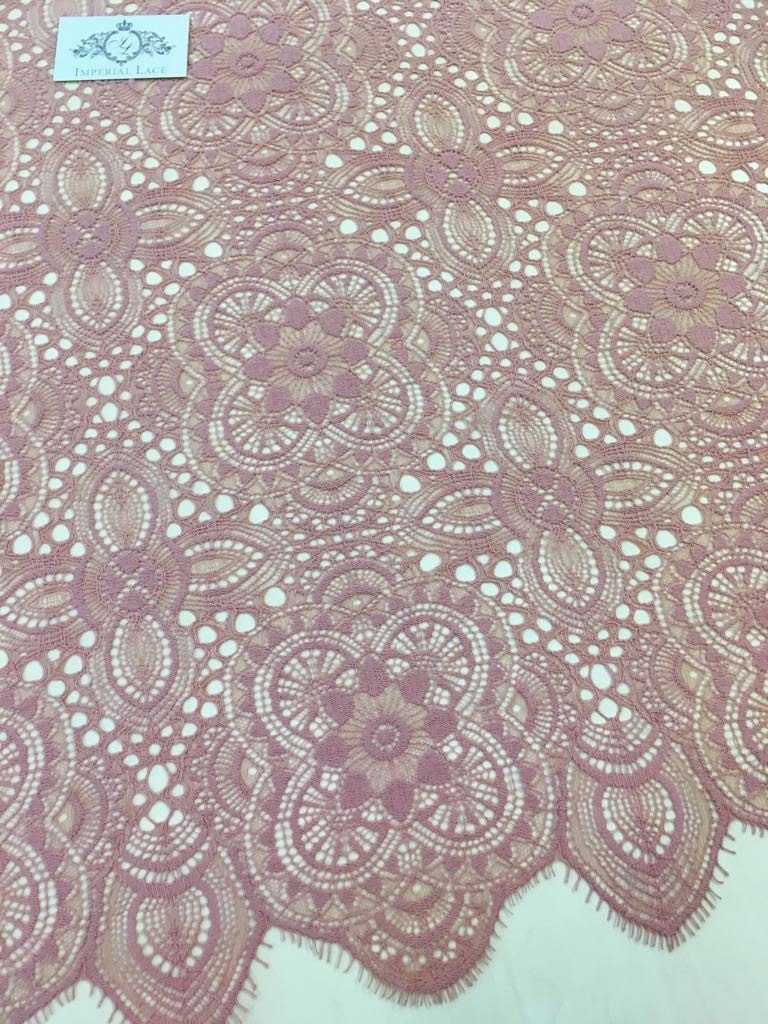 Old Rose Lace Fabric Embroidered Lace French Lace Wedding - Etsy