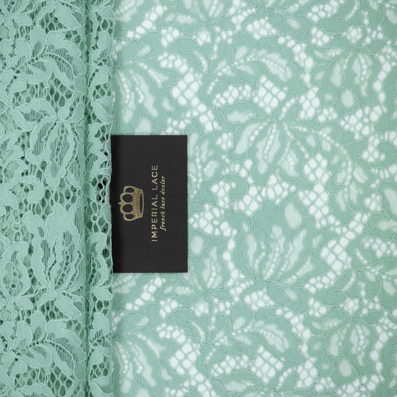 Green Lace Fabric - Etsy