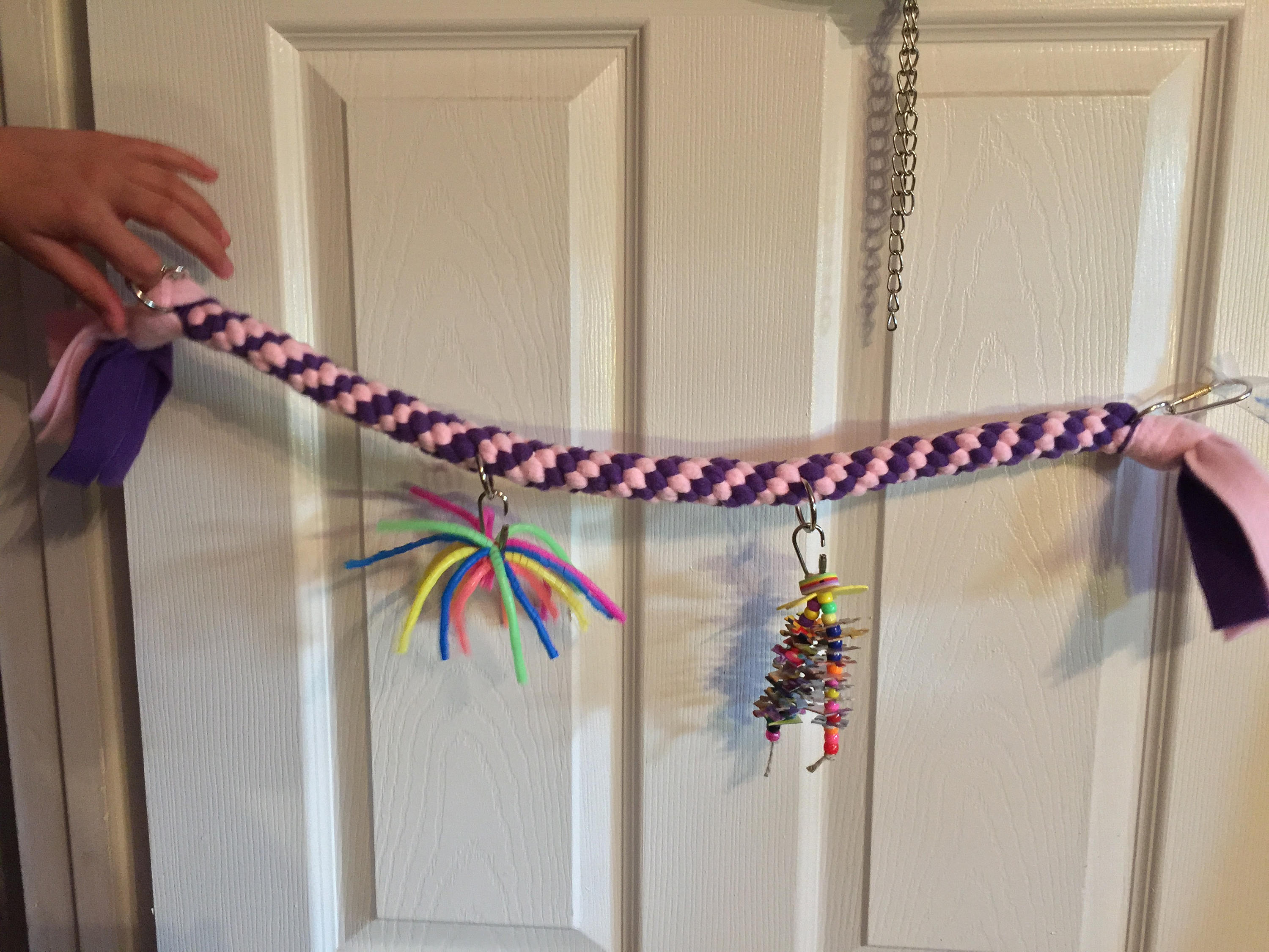 Fleece Rope Perch Bird Parrot Perch - Etsy