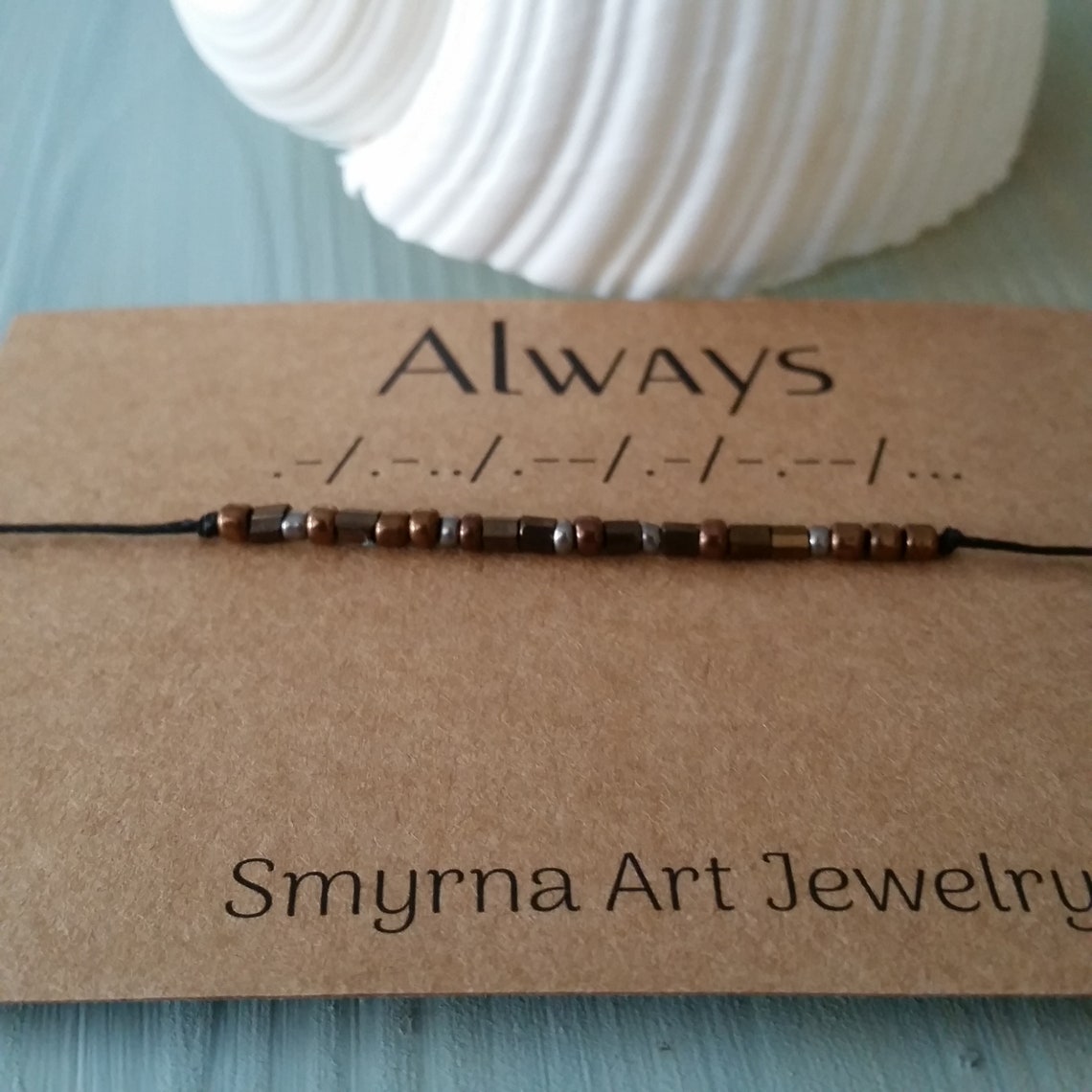 Always Morse Code Bracelet, Morse Code Bracelet, Personalized Bracelet ...