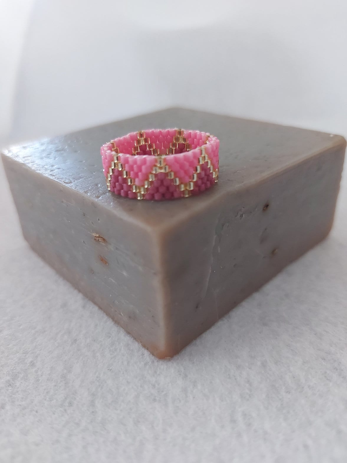 Peyote Ring, Miyuki Ring, Handwoven Ring, Two Color Jewelry, Gift for ...